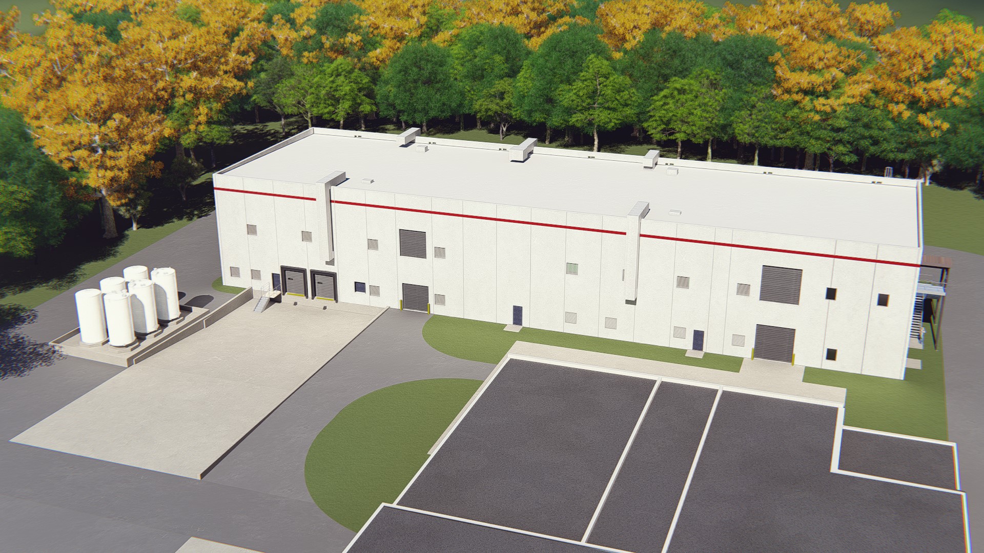 Automotive Materials Facility Design-Build Services for Hi-Tech Color, Inc.